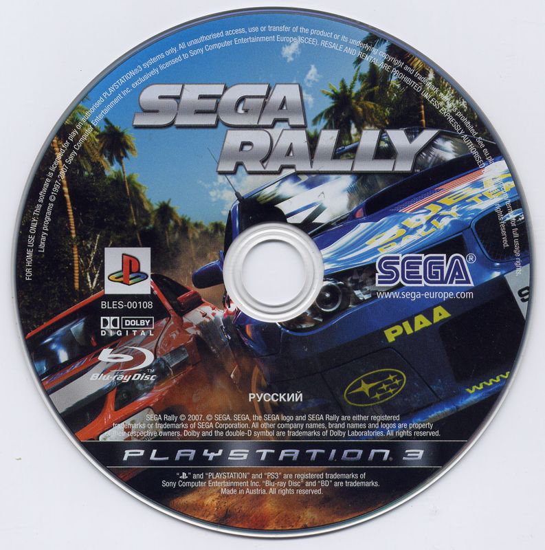 SEGA Rally Revo cover or packaging material - MobyGames