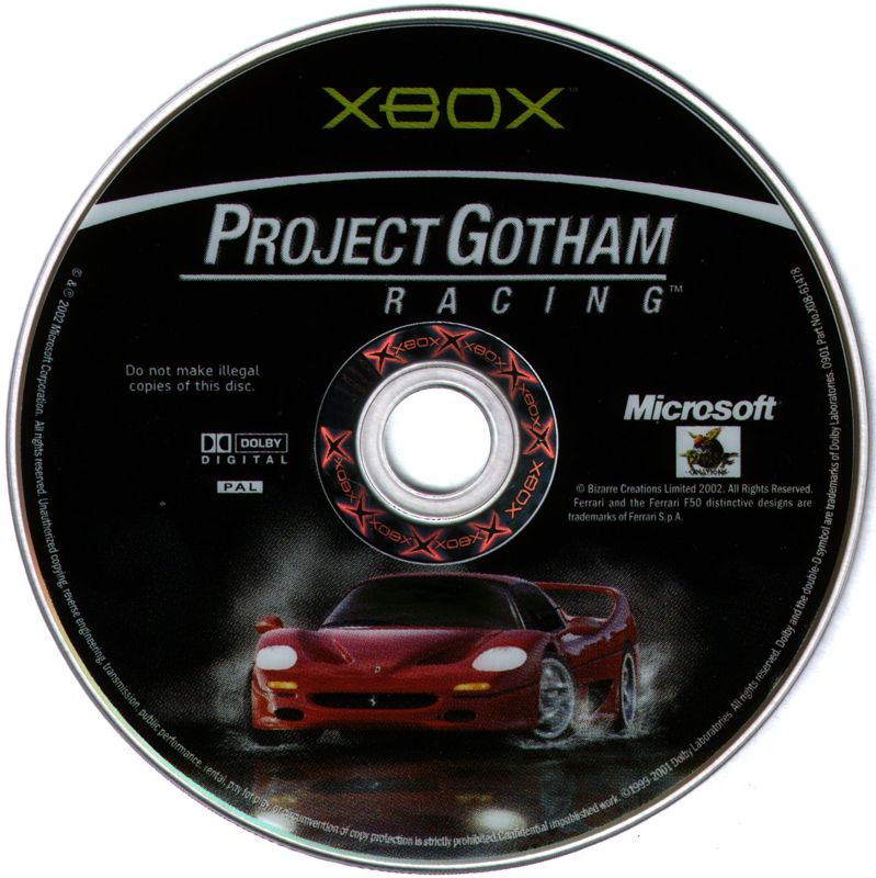 Project Gotham Racing cover or packaging material - MobyGames