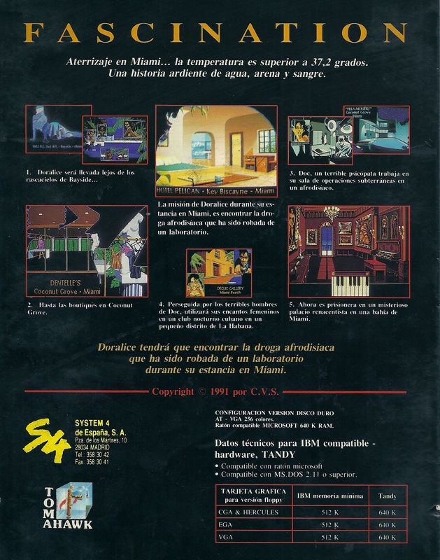 Fascination cover or packaging material - MobyGames