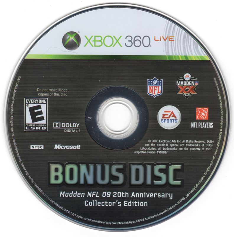 Madden NFL: XX Years (Collector's Edition) cover or packaging material ...