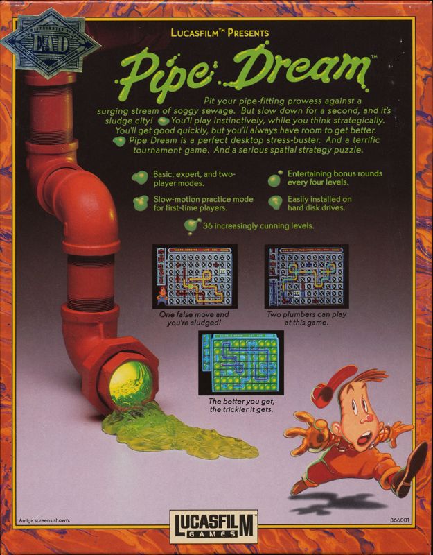Pipe Dream cover or packaging material - MobyGames