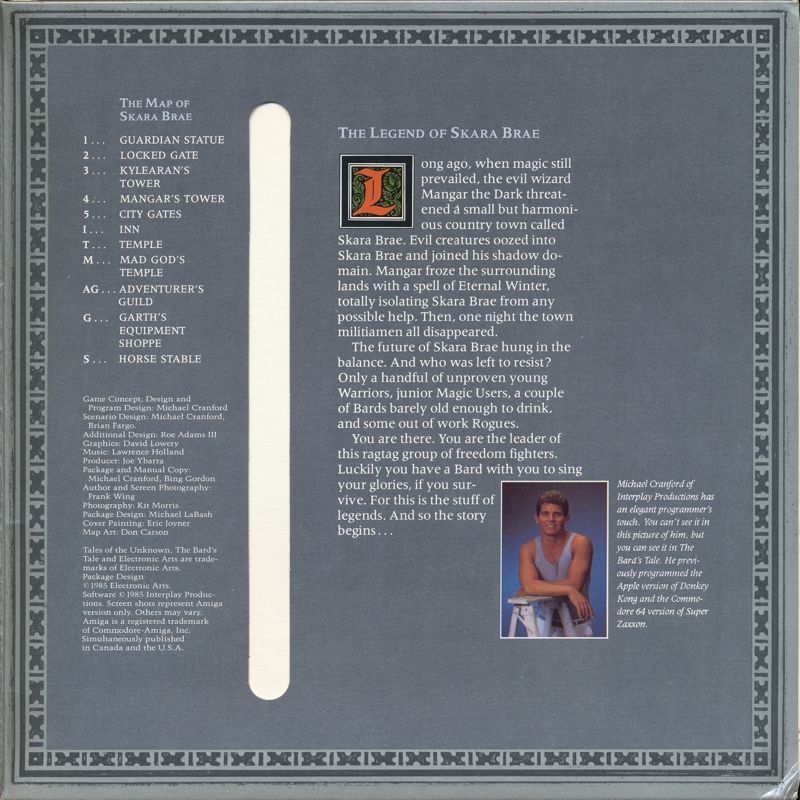 Tales of the Unknown: Volume I - The Bard's Tale cover or packaging ...