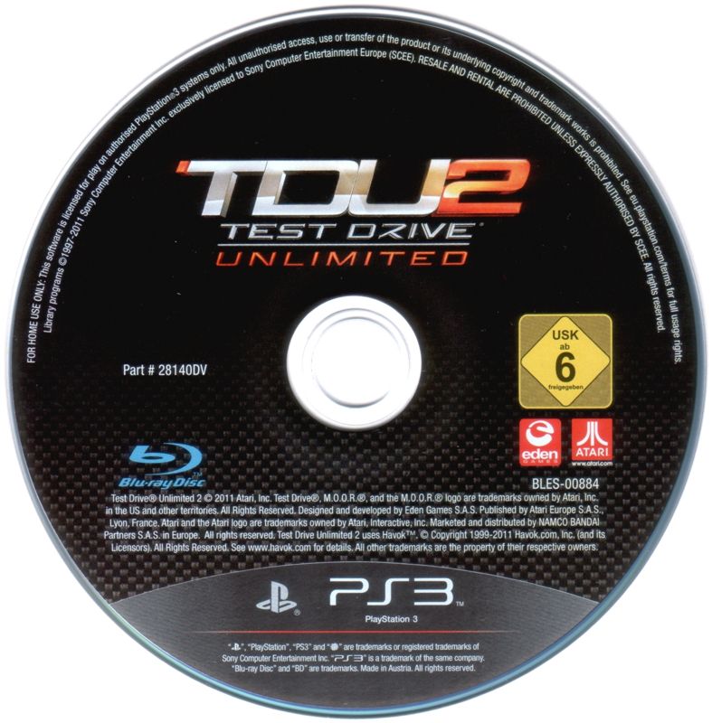Test Drive Unlimited 2 cover or packaging material - MobyGames