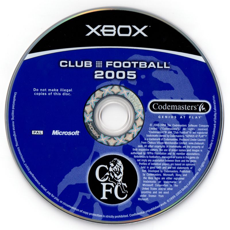 Club Football 2005 cover or packaging material - MobyGames