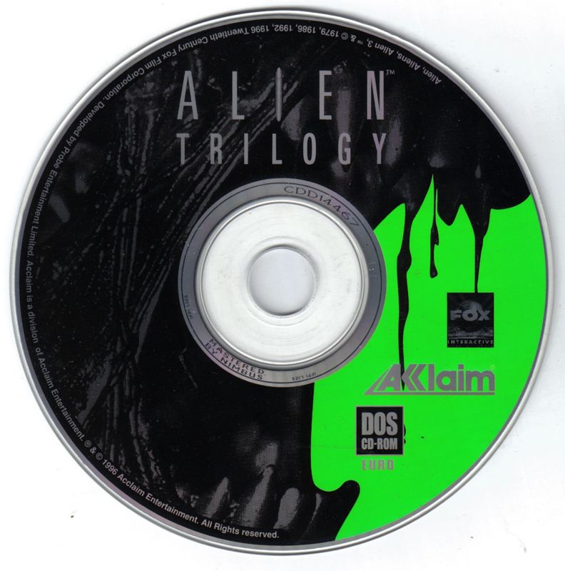 Alien Trilogy cover or packaging material - MobyGames