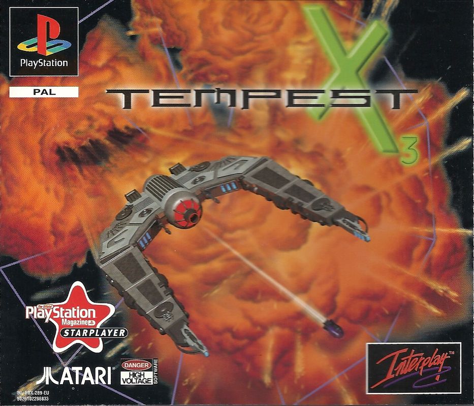 Tempest X3 cover or packaging material - MobyGames
