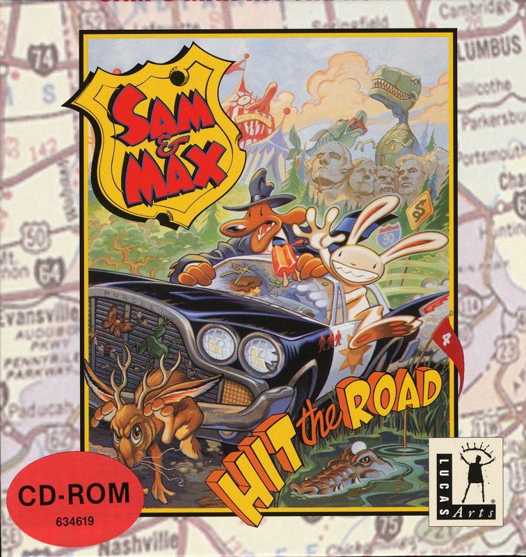 Sam & Max: Hit the Road cover or packaging material - MobyGames