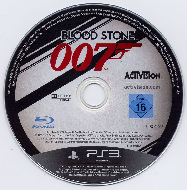007: Blood Stone cover or packaging material - MobyGames