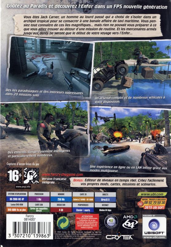 Far Cry cover or packaging material - MobyGames