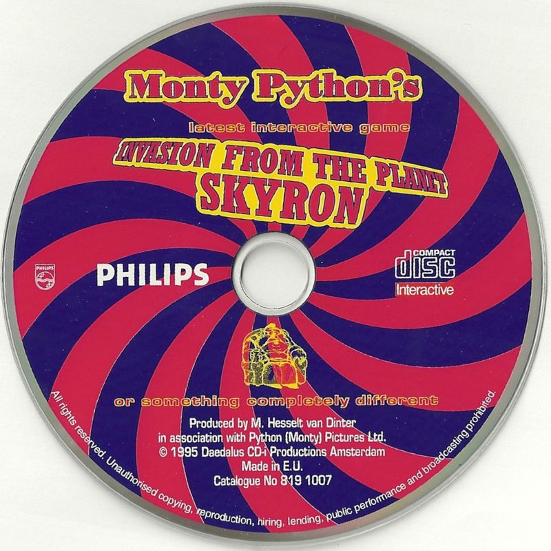 Monty Python's Invasion from the Planet Skyron cover or packaging ...