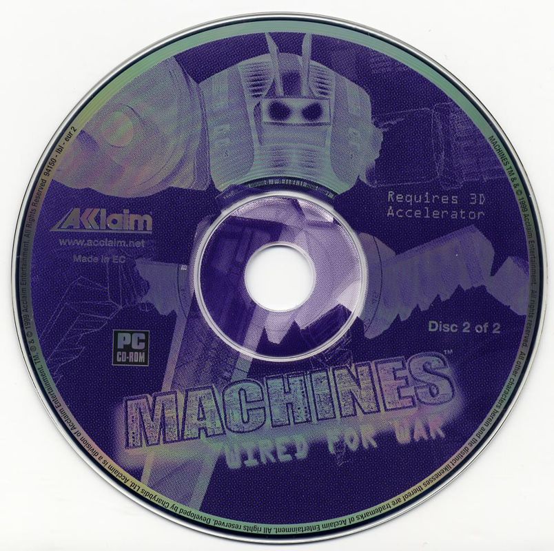 Machines cover or packaging material - MobyGames