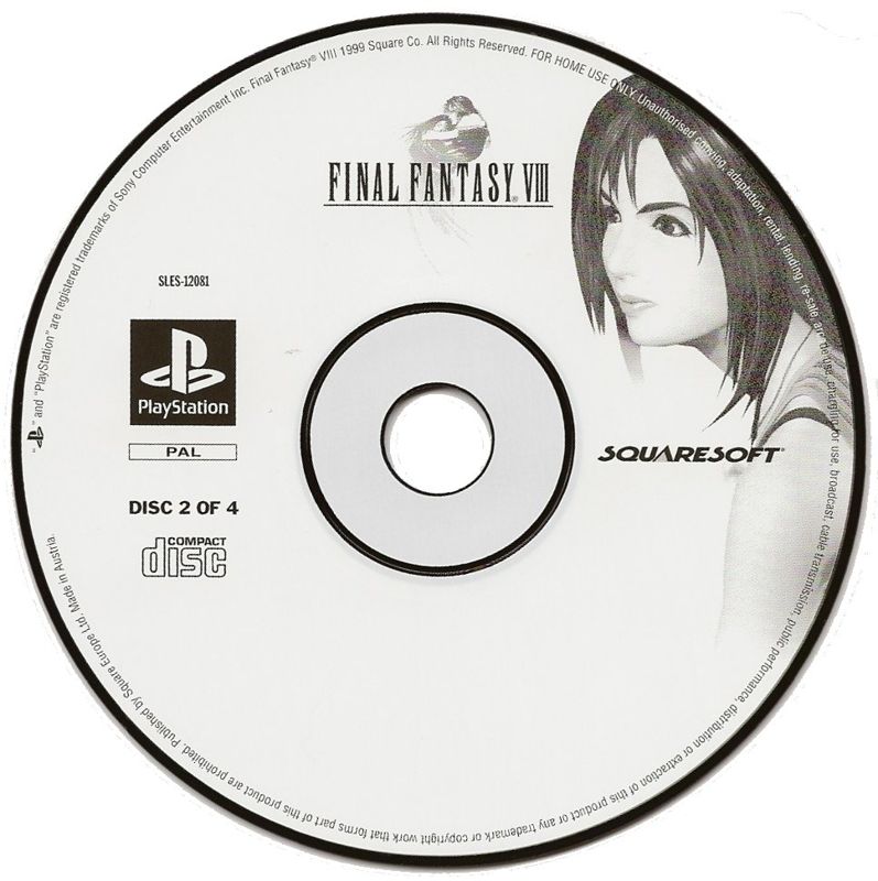 Final Fantasy VIII cover or packaging material - MobyGames