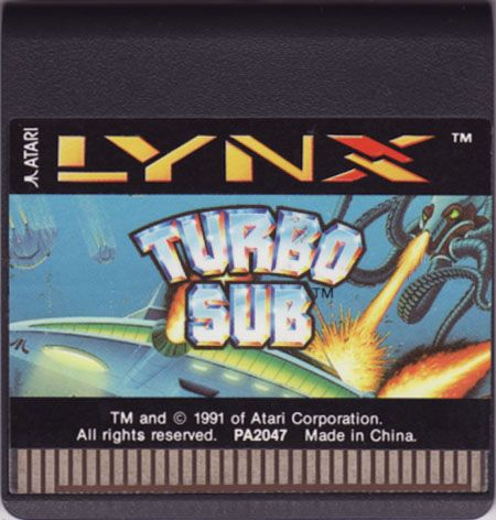 Turbo Sub cover or packaging material - MobyGames