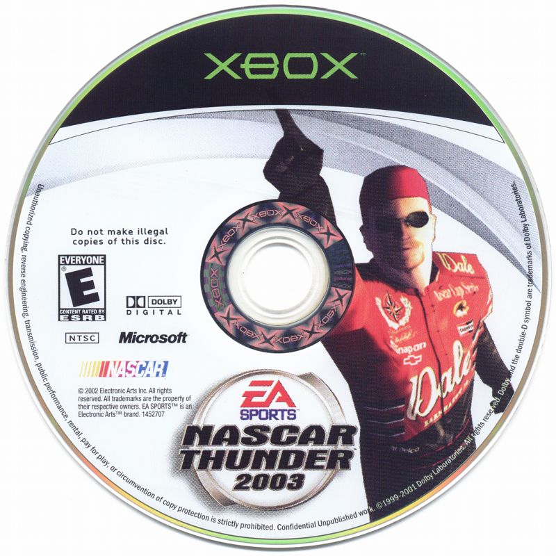 NASCAR Thunder 2003 cover or packaging material - MobyGames