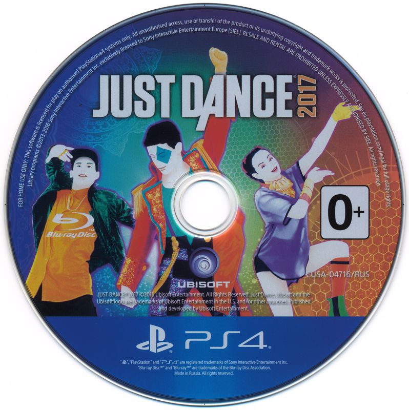 Just Dance 2017 cover or packaging material - MobyGames