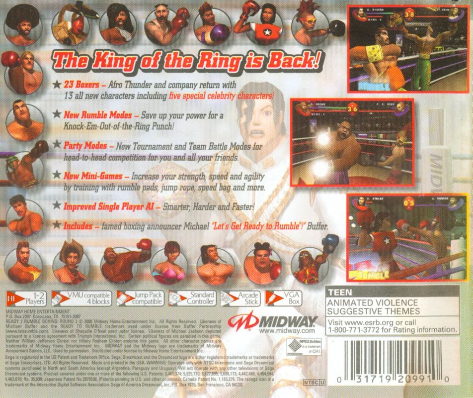 Ready 2 Rumble Boxing: Round 2 cover or packaging material - MobyGames