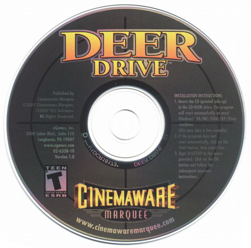 Deer Drive cover or packaging material - MobyGames