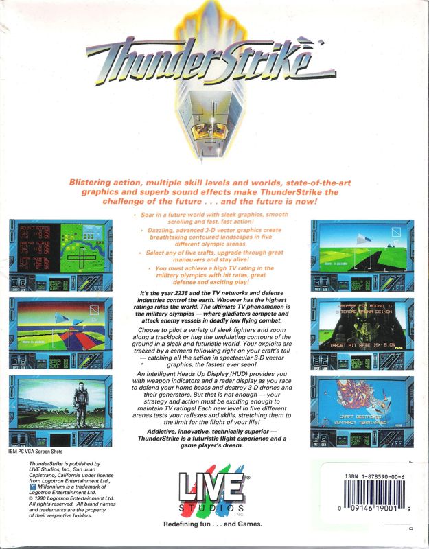 Thunderstrike cover or packaging material - MobyGames