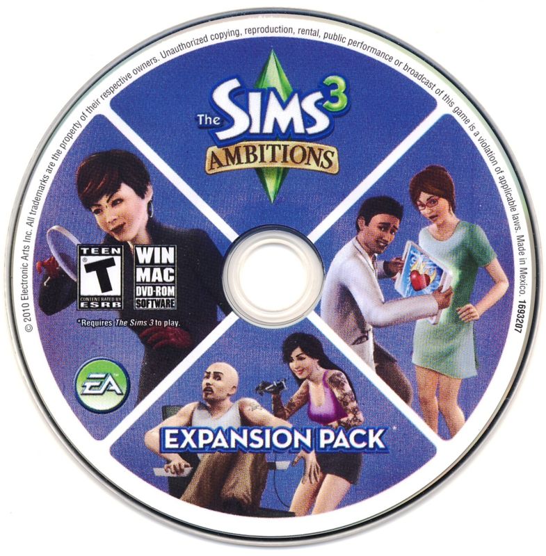 The Sims 3: Deluxe cover or packaging material - MobyGames