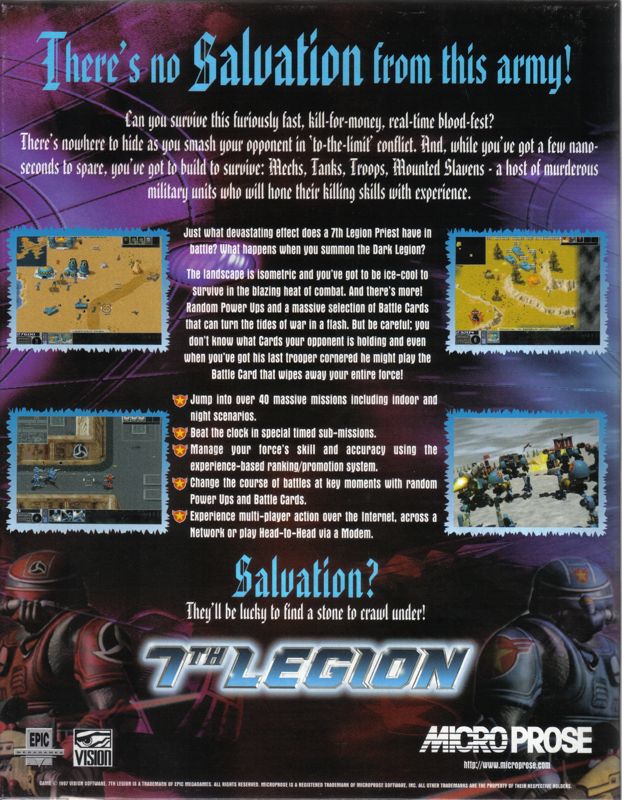 7th Legion cover or packaging material - MobyGames