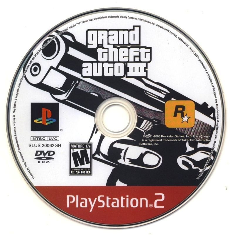 Grand Theft Auto III cover or packaging material - MobyGames