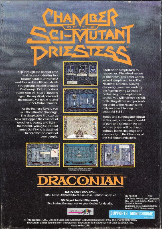 Chamber of the Sci-Mutant Priestess cover or packaging material - MobyGames