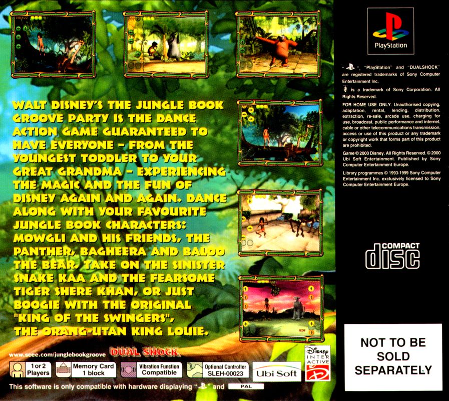 Walt Disneys The Jungle Book Rhythm N Groove Cover Or Packaging
