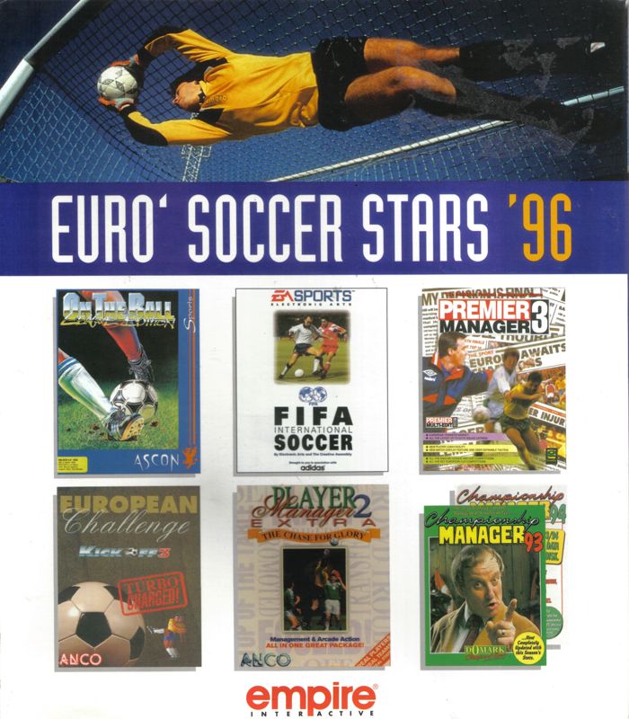 Euro' Soccer Stars '96 box covers - MobyGames