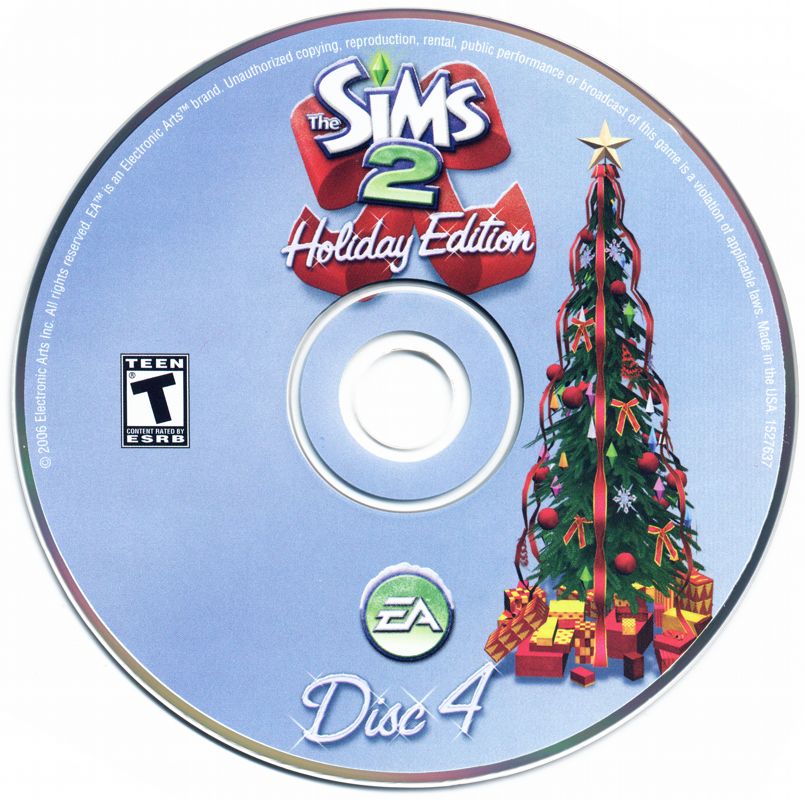 The Sims 2: Holiday Edition cover or packaging material - MobyGames