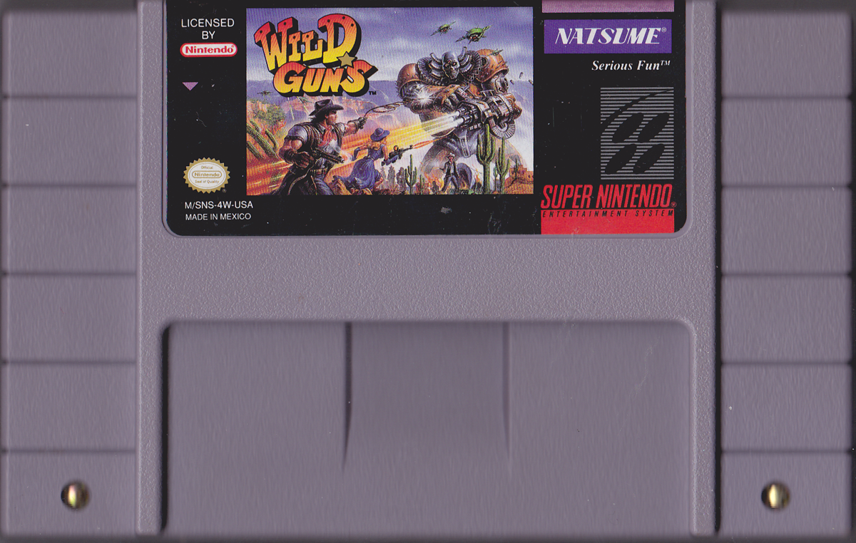 Wild Guns cover or packaging material - MobyGames