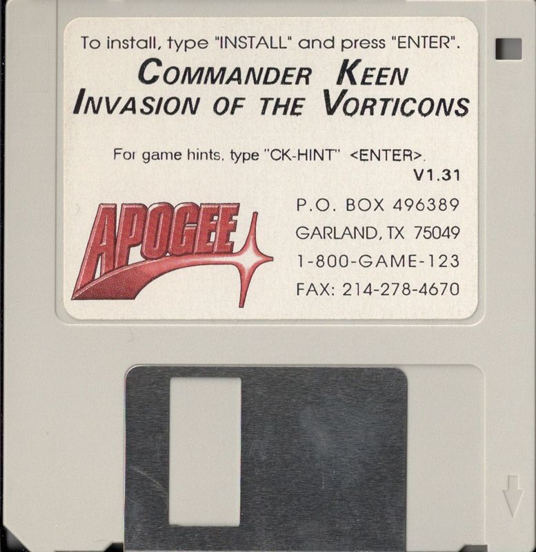 Commander Keen: Invasion of the Vorticons cover or packaging material ...