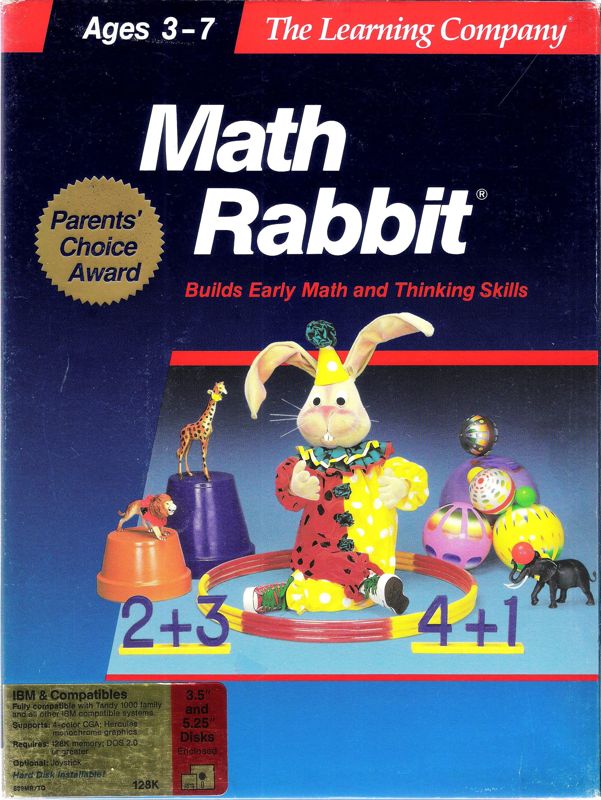 Math Rabbit cover or packaging material - MobyGames