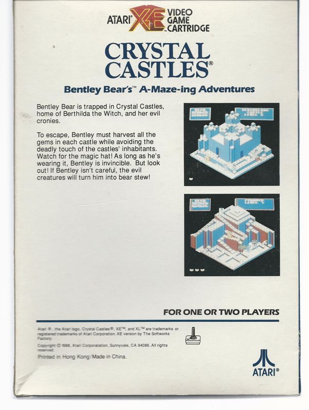 Crystal Castles cover or packaging material - MobyGames