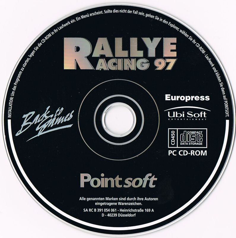 Rallye Racing 97 (includes X-Tra Strecken) cover or packaging material ...