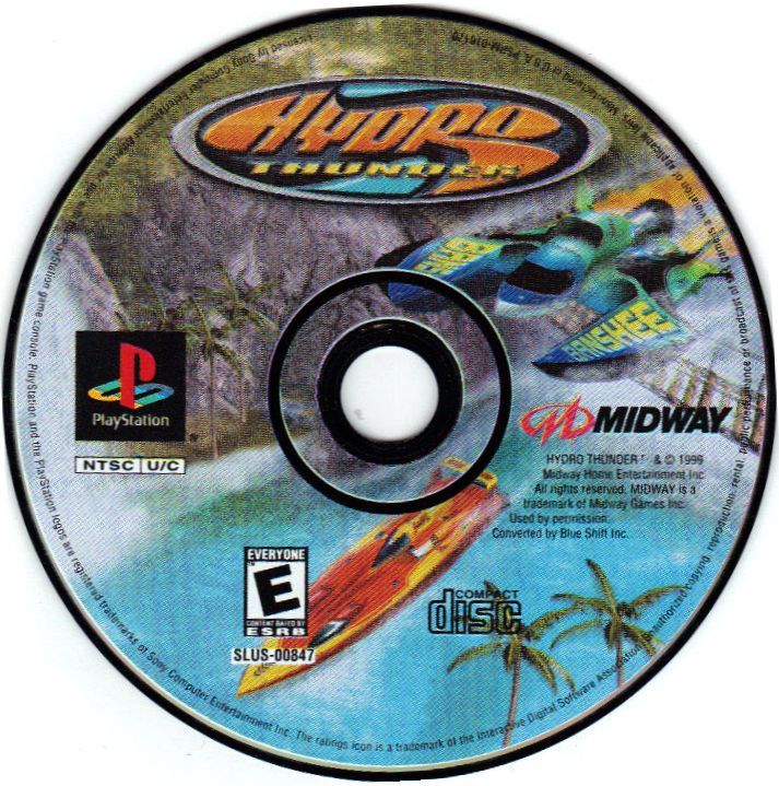 Hydro Thunder cover or packaging material - MobyGames