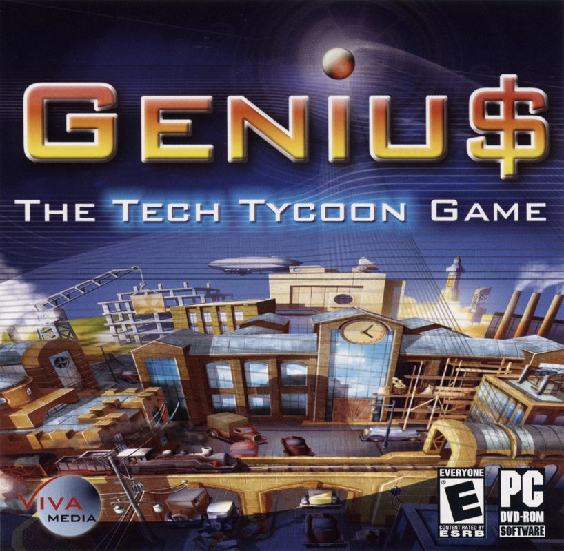 Geniu$: The Tech Tycoon Game cover or packaging material - MobyGames