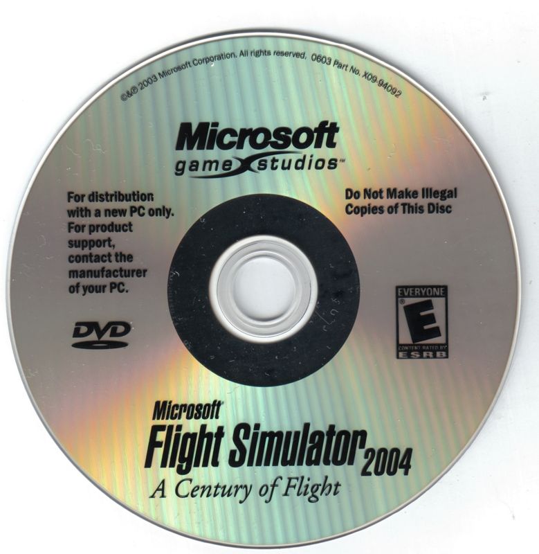 Microsoft Flight Simulator 2004: A Century of Flight cover or packaging ...