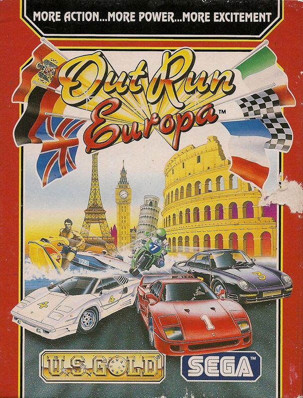 OutRun Europa box covers - MobyGames