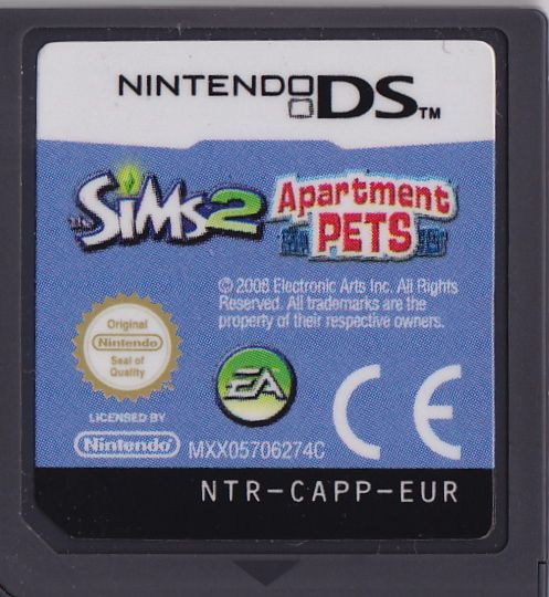 The Sims 2: Apartment Pets cover or packaging material - MobyGames