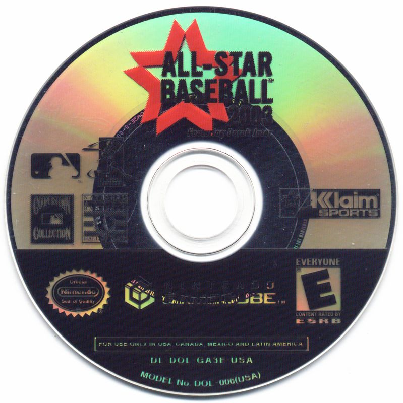 All-Star Baseball 2003 cover or packaging material - MobyGames