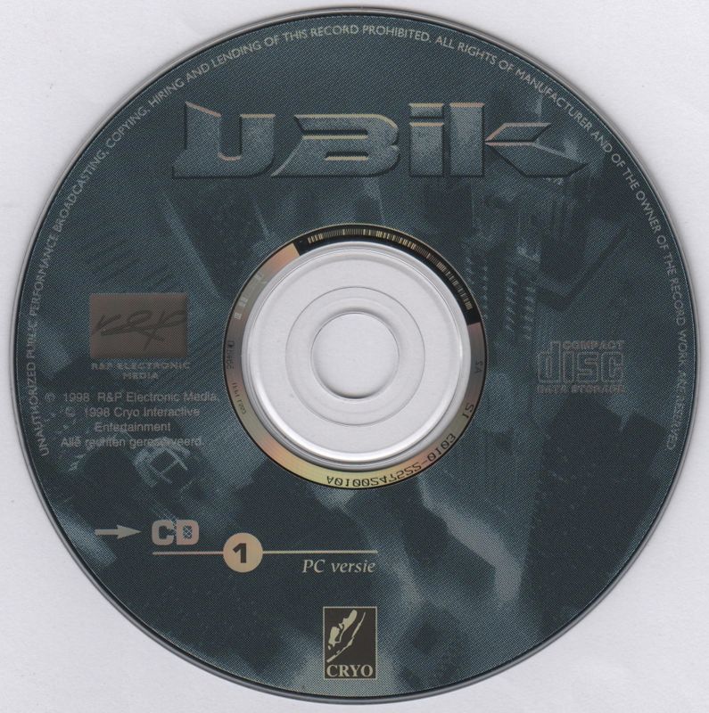 Ubik cover or packaging material - MobyGames