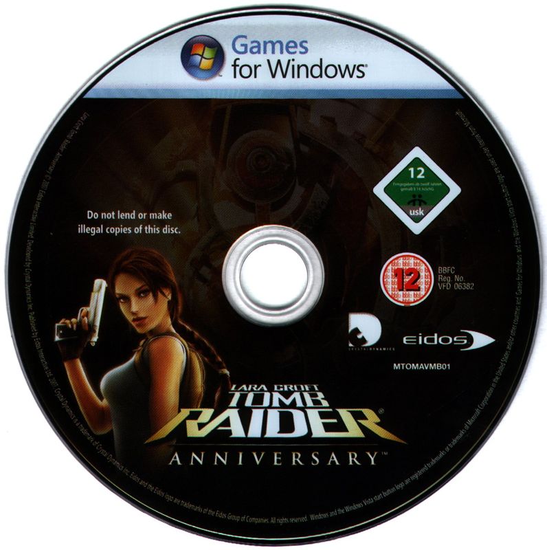 Lara Croft: Tomb Raider - Anniversary cover or packaging material ...