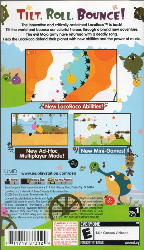 LocoRoco 2 cover or packaging material - MobyGames