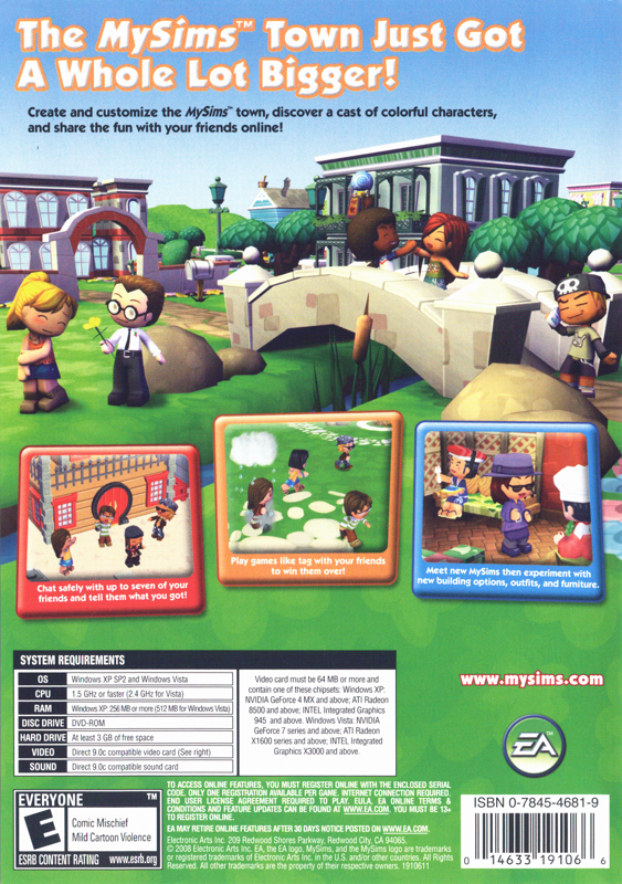 MySims cover or packaging material - MobyGames