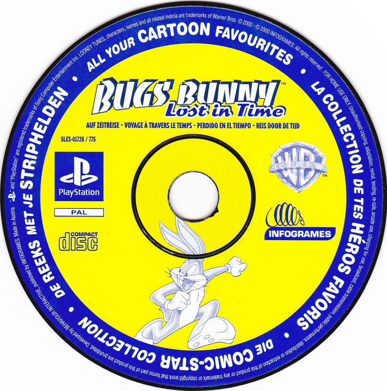 Bugs Bunny: Lost in Time cover or packaging material - MobyGames