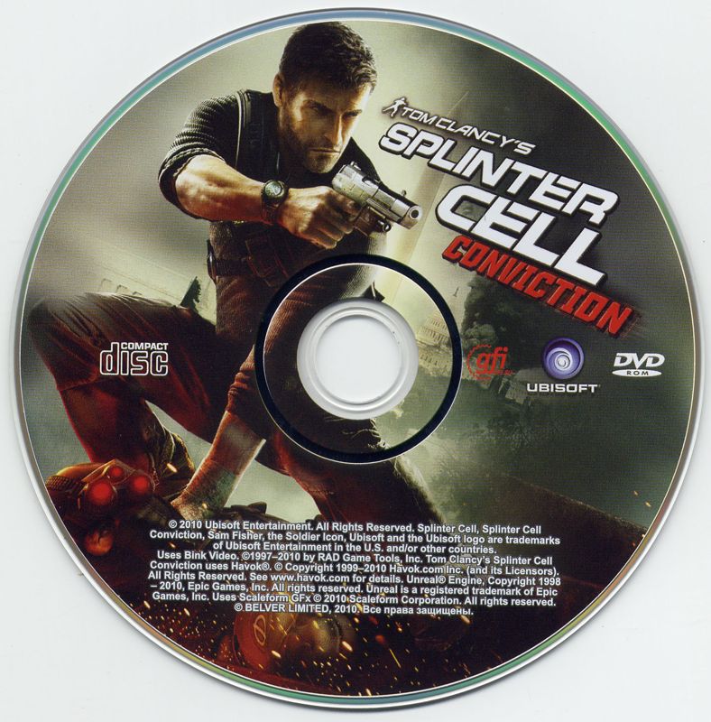 Tom Clancy's Splinter Cell: Conviction cover or packaging material - MobyGames
