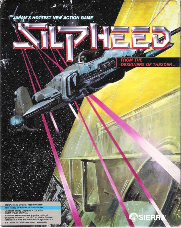 Silpheed cover or packaging material - MobyGames