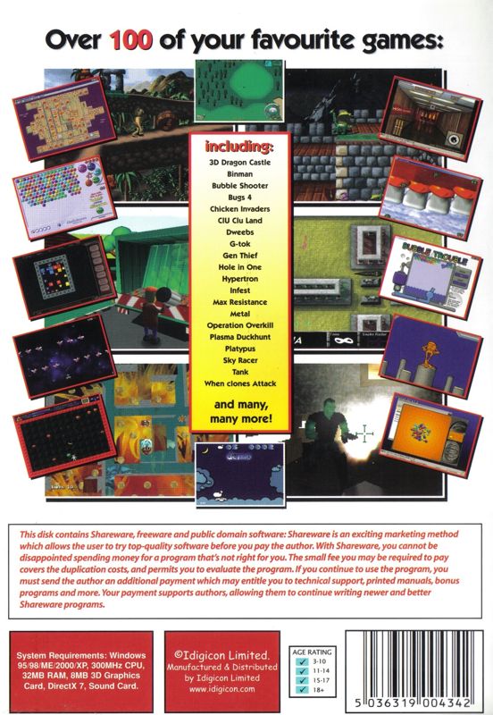 Family Arcade Games cover or packaging material - MobyGames