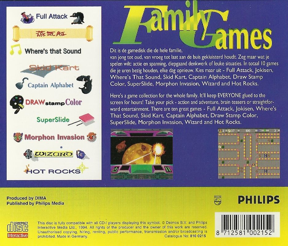 Family Games I cover or packaging material - MobyGames