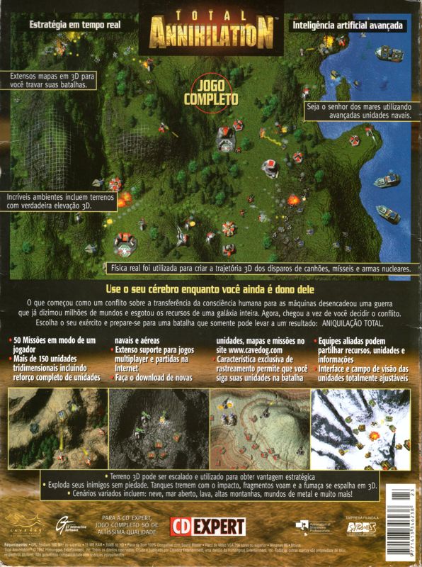 Total Annihilation cover or packaging material - MobyGames